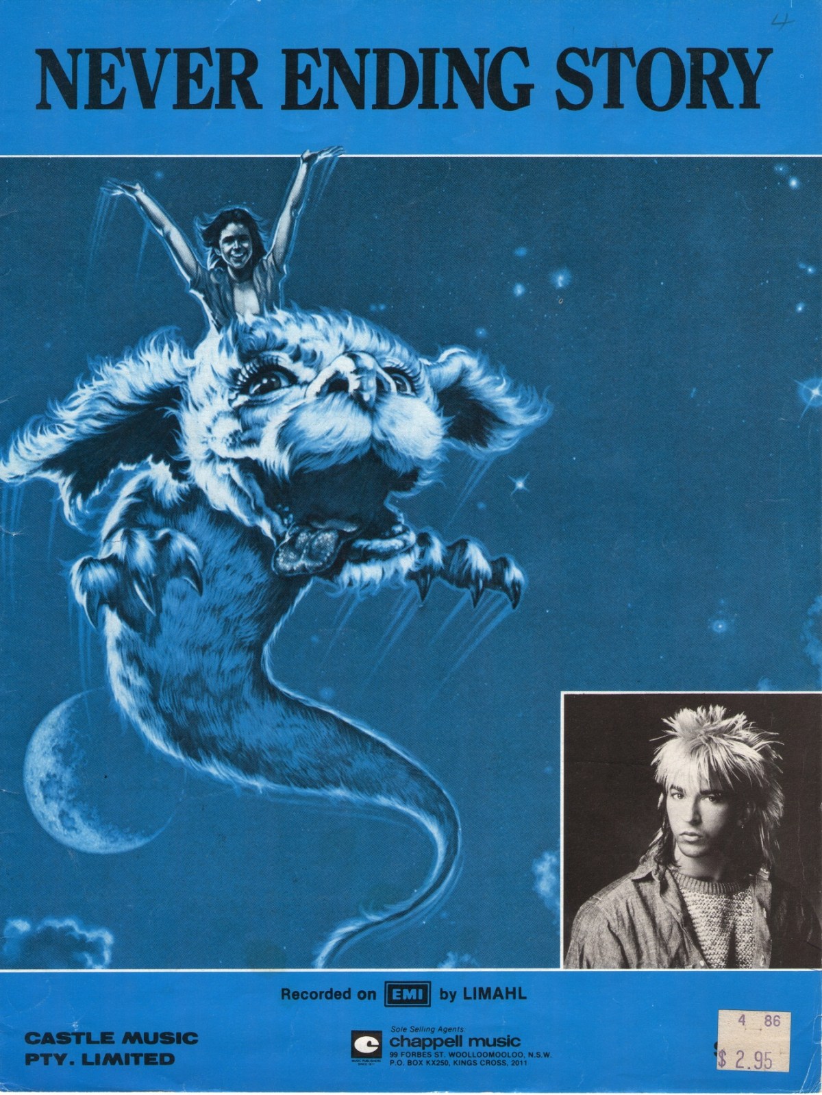 Limahl January – Neverending Story Music Sheet